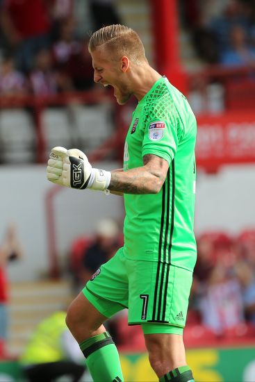 Brentford Goalkeeper Daniel Bentley 1 Celebrating Editorial Stock Photo ...