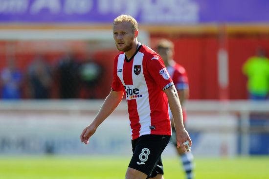 Exeter City Forward Robbie Simpson 8 Editorial Stock Photo - Stock ...