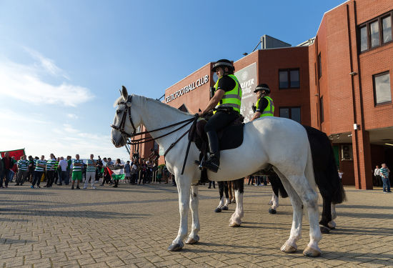 Mounted Police Patrol Outside Stadium Before Editorial Stock Photo ... Mounted Police Patrol Outside Stadium Before Editorial Stock Photo ...