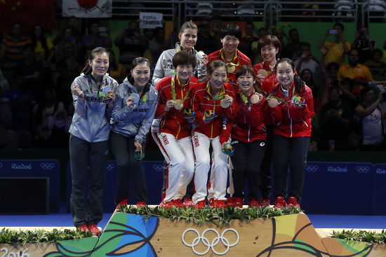 Gold Medalists Chinas Athletes Silver Medalists Editorial Stock Photo ...