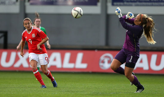 Kayleigh Green Wales Tries Get Ball Editorial Stock Photo - Stock Image ...