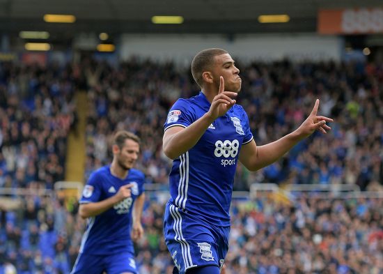 Che Adams Birmingham City Celebrates Scoring Editorial Stock Photo ...