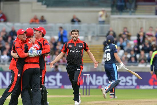 Mark Wood Celebrates Wicket Gary Ballance Editorial Stock Photo - Stock ...