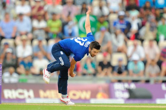 Mark Wood Bowling During Royal London Editorial Stock Photo - Stock ...
