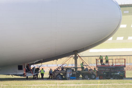 Airlander Cockpit Being Repaired Editorial Stock Photo - Stock Image ...