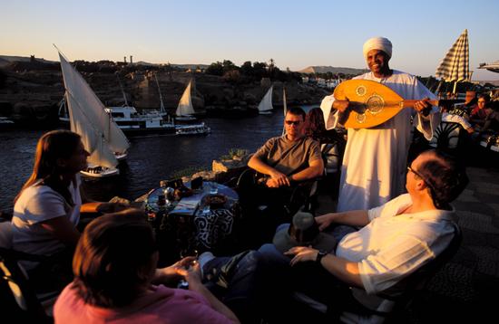 Nubian Musician Playing Traditional Instrument Entertains Editorial ...
