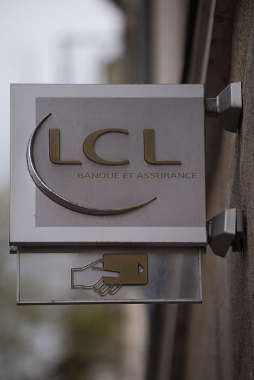 Lcl Bank Logois Seen Nantes Editorial Stock Photo - Stock Image ...