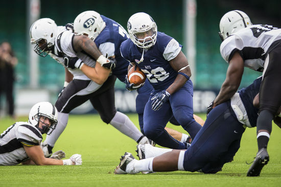 London Blitz Running Back Action Editorial Stock Photo - Stock Image ...