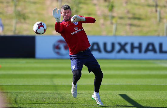 Fraser Forster England Makes Save During Editorial Stock Photo - Stock ...