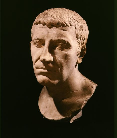 Bust Roman General Gnaeus Domitius Corbulo Editorial Stock Photo ...