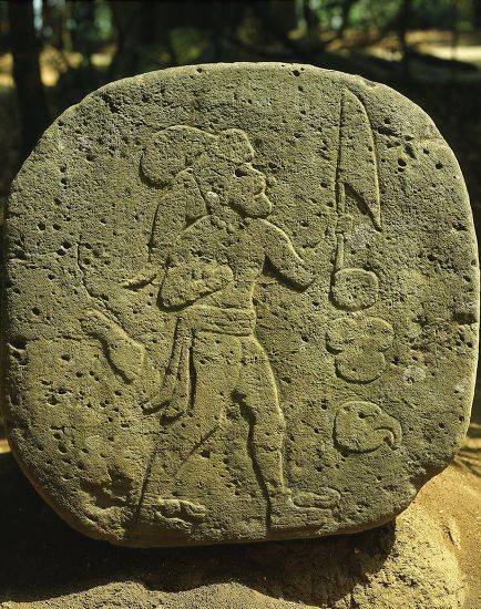Relief Ambassador Olmec Culture Archaeological Garden Editorial Stock ...