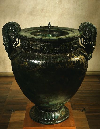 Vix Krater Bronze Greek Tomb Gaulish Editorial Stock Photo - Stock ...