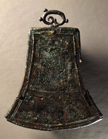 Tintinnabulum Small Ritual Bell Bronze Decorated Editorial Stock Photo ...