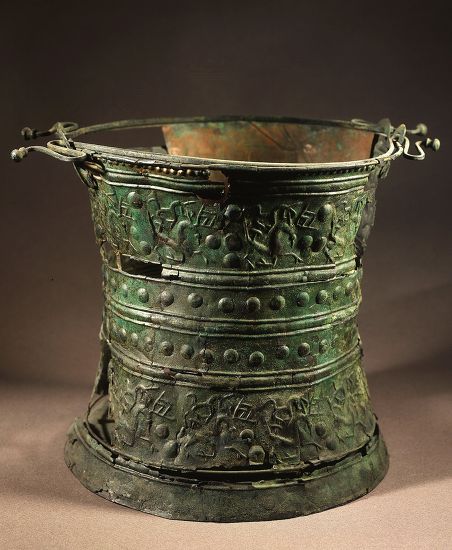 Situla Bucket Bronze Iron Age Tomb Editorial Stock Photo - Stock Image ...