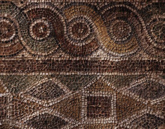 Geometric Pattern Roman Mosaic Agora Smyrna Editorial Stock Photo ...