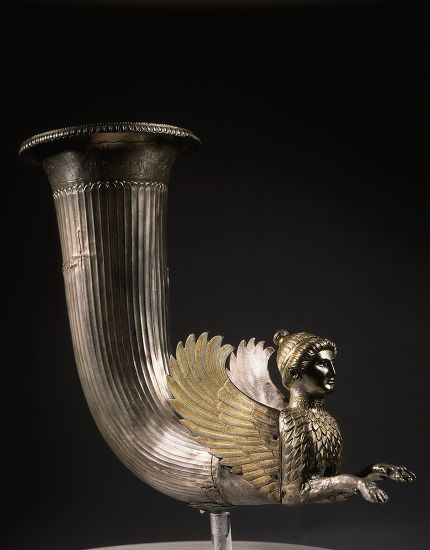 Sphinx Rhyton Drinking Horn 4th Century Editorial Stock Photo - Stock ...
