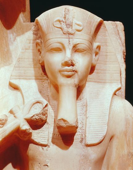 Crocodile God Sobek Giving Ankh Symbol Editorial Stock Photo - Stock ...