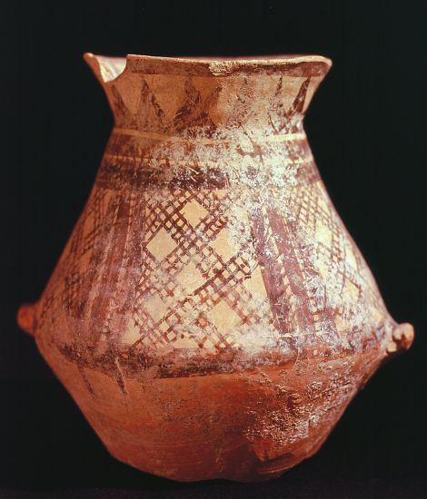 Funerary Vessel Painted Pottery 3rd2nd Millennium Editorial Stock Photo ...