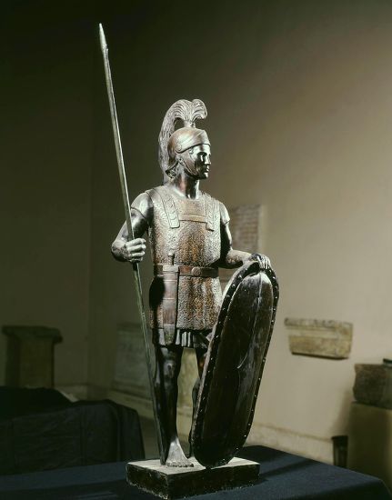 Roman Legionary Bronze Statue 2nd1st Century Editorial Stock Photo ...