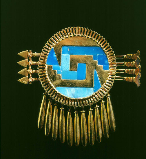 Pectoral Shaped Shield 4 Arrows Mixtec Editorial Stock Photo - Stock ...