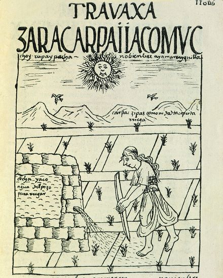 Inca Irrigation System Fields November 1609 Editorial Stock Photo ...