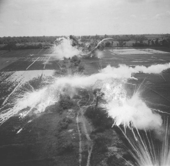 Napalm Bombs Explode On Viet Cong Editorial Stock Photo - Stock Image ...