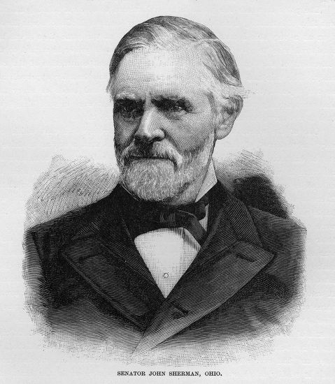 John Sherman Us Representative Senator Author Editorial Stock Photo ...