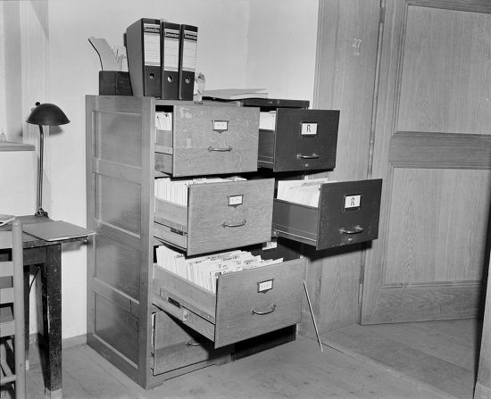 Einsatzstab Reichsleiter Rosenberg Err Files Room Editorial Stock Photo ...