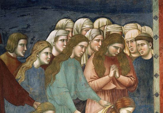 Women Grieving Over Death Horseman Saint Editorial Stock Photo - Stock ...