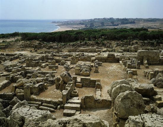 Ruins Acropolis Selinus Selinunte 6th5th Century Editorial Stock Photo ...