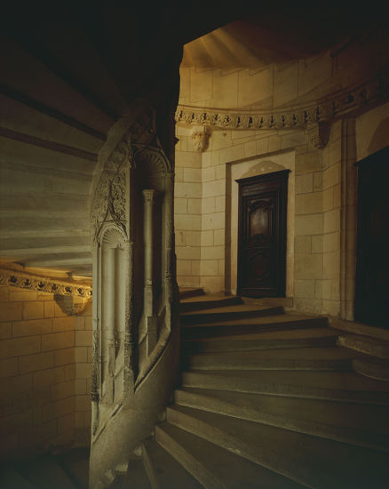 Spiral Staircase Gothic Period Renaissance Seashells Editorial Stock ...