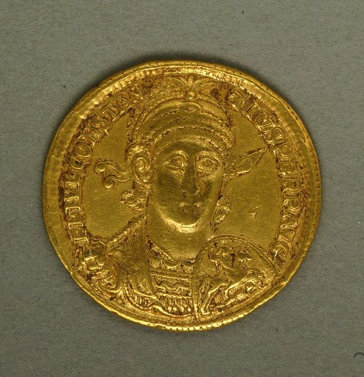 Roman Emperor Constantius Ii 31761 Ad Editorial Stock Photo - Stock ...