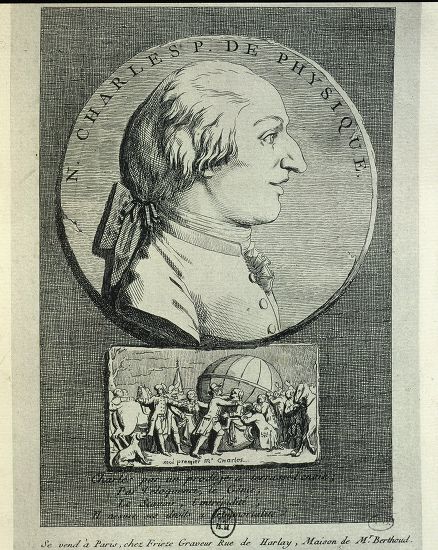 Jacques Alexandre Charles 17461823 French Physicist Editorial Stock ...