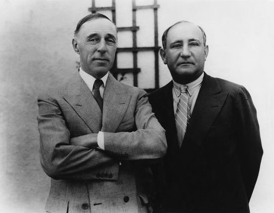 Dw Griffith Joseph M Schenck Editorial Stock Photo - Stock Image ...