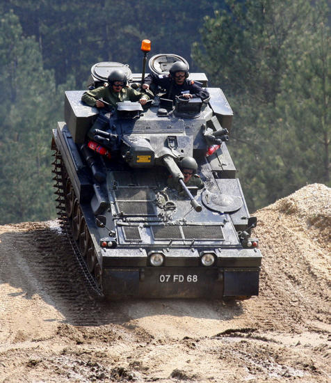 Scimitar Armoured Vehicle Driving Ranges Bovington Editorial Stock ...