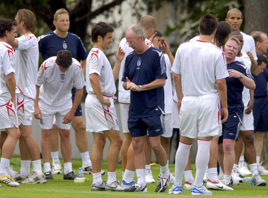 England Football Team Joe Cole Sven Editorial Stock Photo - Stock Image ...