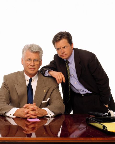 Barry Bostwick Michael J Fox Editorial Stock Photo - Stock Image ...