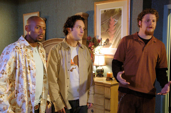Romany Malco Paul Rudd Seth Rogen Editorial Stock Photo - Stock Image ...