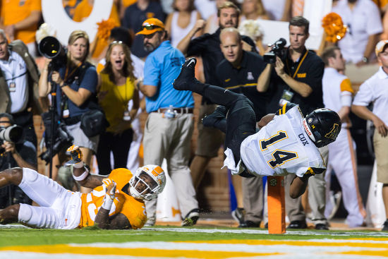 Marcus Cox 14 Appalachian State Mountaineers Editorial Stock Photo ...