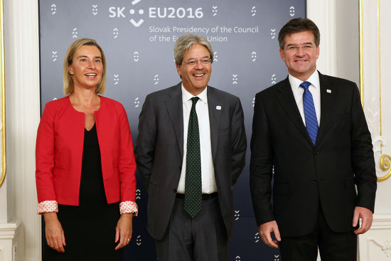 Slovak Minister Foreign European Affairs Mirislav Editorial Stock Photo ...