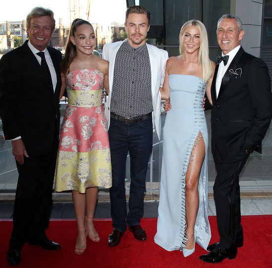 Nigel Lythgoe Maddie Ziegler Derek Hough Editorial Stock Photo - Stock ...