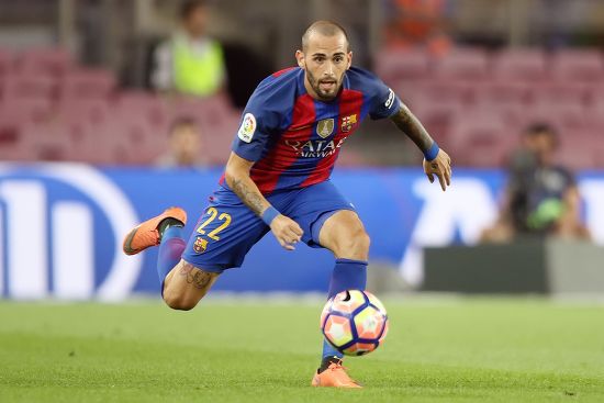 Alex Vidal Fc Barcelona Runs Ball Editorial Stock Photo - Stock Image ...