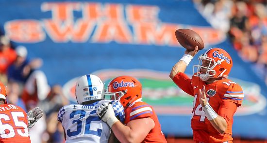 Florida Quarterback Luke Del Rio 14 Editorial Stock Photo - Stock Image ...
