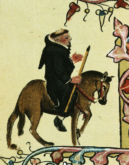 Friar Canterbury Tales By Geoffrey Chaucer Editorial Stock Photo ...