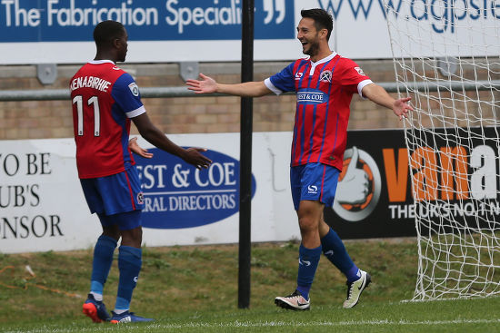 Luke Howell Dagenham Celebrates Scoring Second Editorial Stock Photo ...