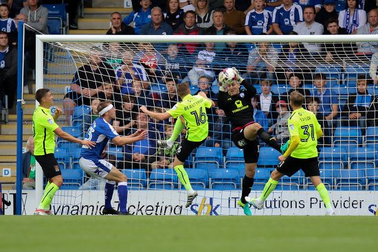 Chesterfield Goalkeeper Ryan Fulton 12 Makes Editorial Stock Photo ...