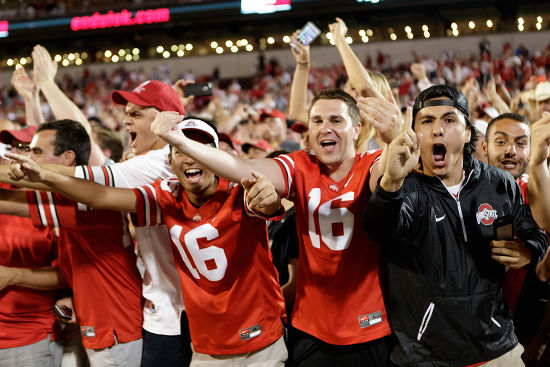Ohio State Buckeyes Fans Celebrate After Editorial Stock Photo - Stock ...