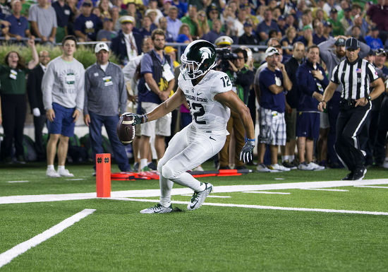 Michigan State Wide Receiver Rj Shelton Editorial Stock Photo - Stock ...