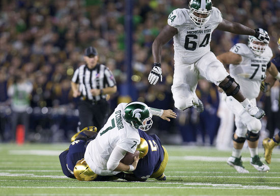 Michigan State Quarterback Tyler Oconnor 7 Editorial Stock Photo ...