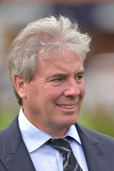 Wesley Ward Trainer Newmarket Racecourse On Editorial Stock Photo ...